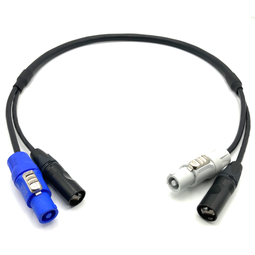 CAT5e Ethernet and Power Hybrid Cable - etherCON and powerCON – Cablesmiths